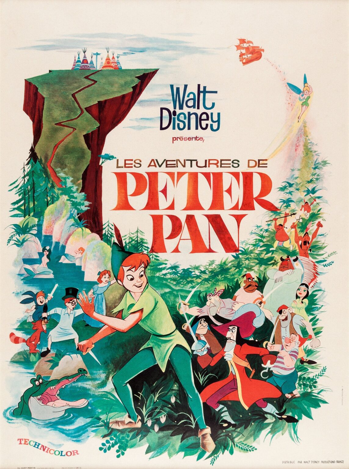 Peter Pan (1953) de Clyde Geronimi, Wilfred Jackson et Hamilton Luske ...
